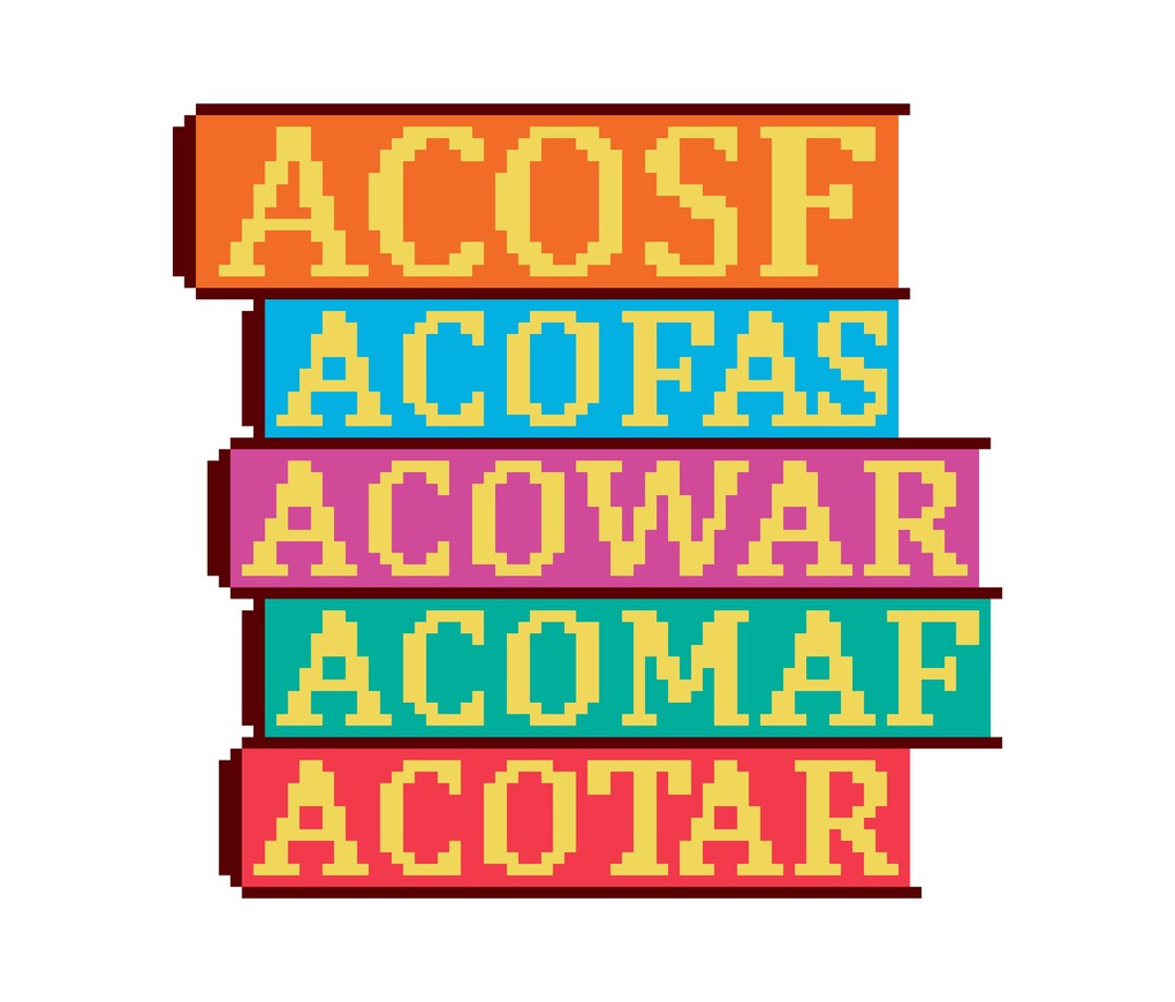 ACOTAR Series Book Stack Tapestry - Etsy