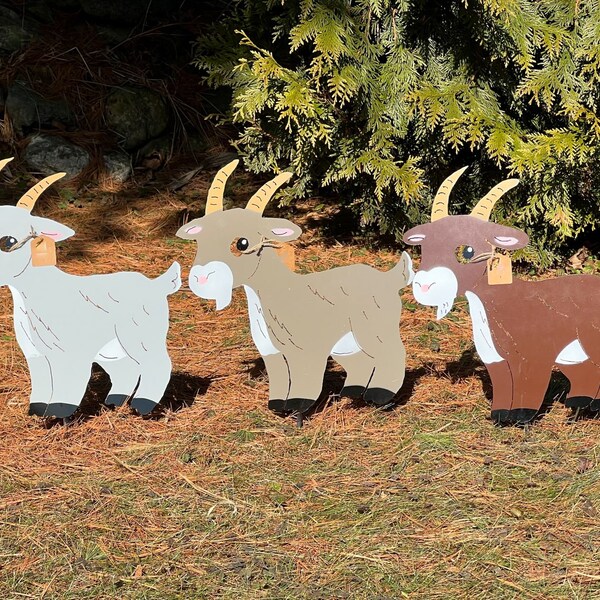 Metal Goat Yard Decor - Etsy