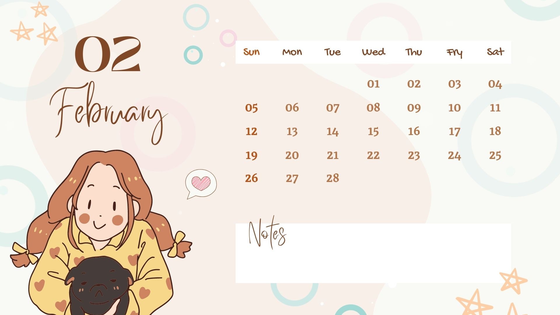 Printable 2023 Calendar Fun UWU Stlye - Etsy