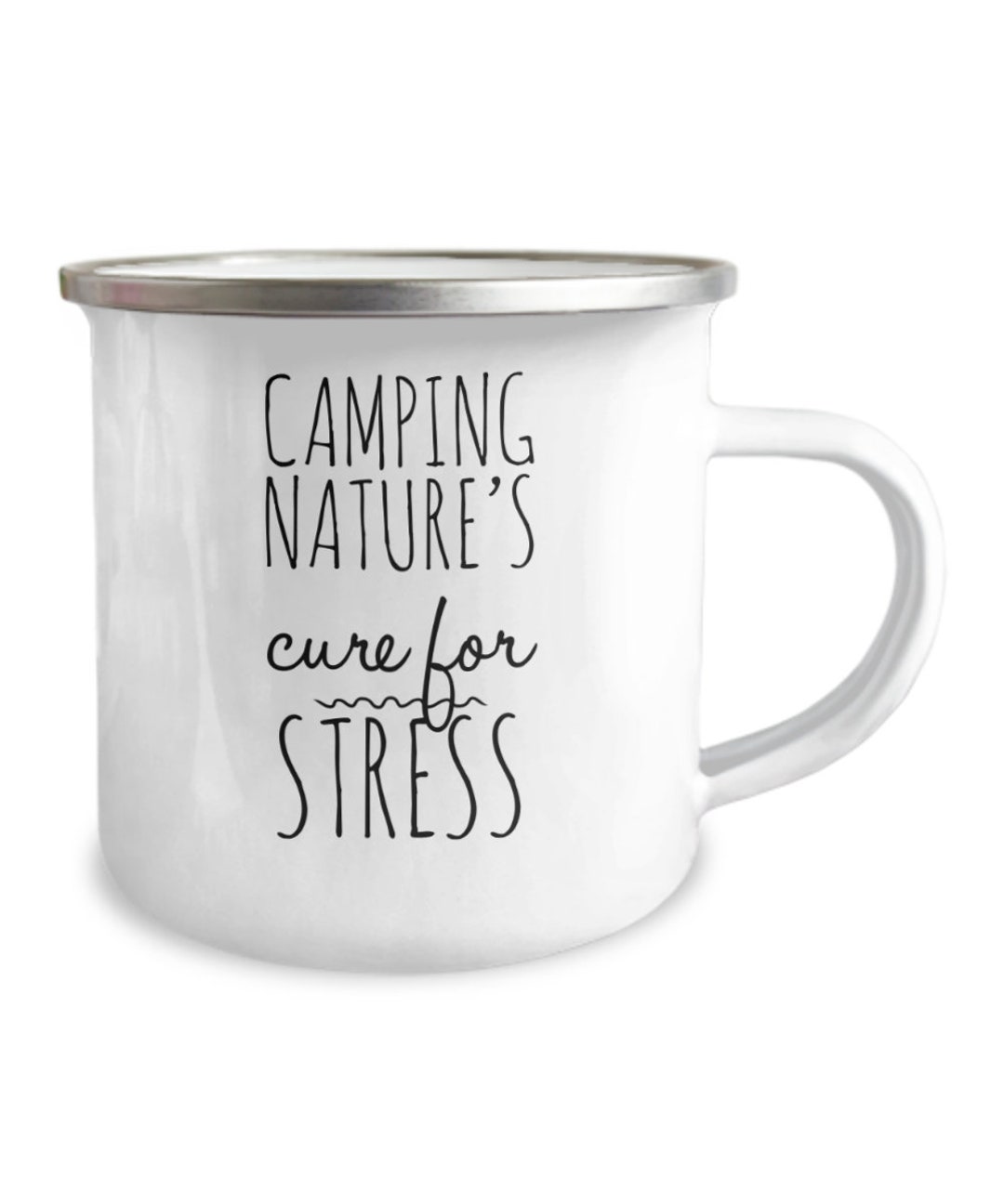 Camping Mug, Nature's Cure for Stress, Casual - Etsy