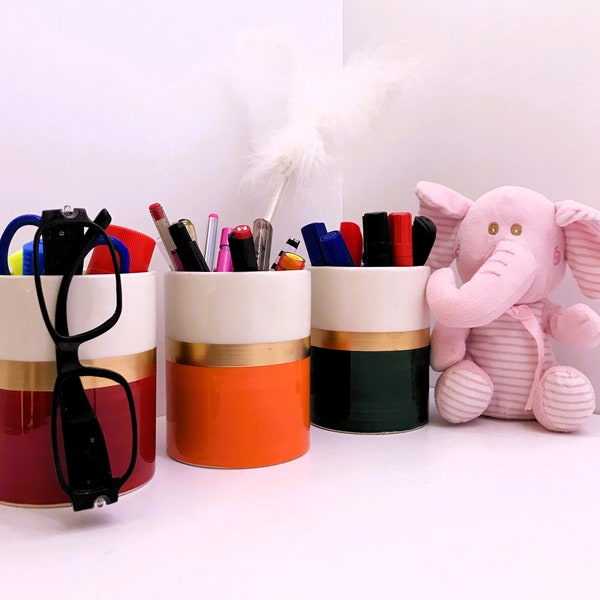 Ceramic Pen Holder - Etsy