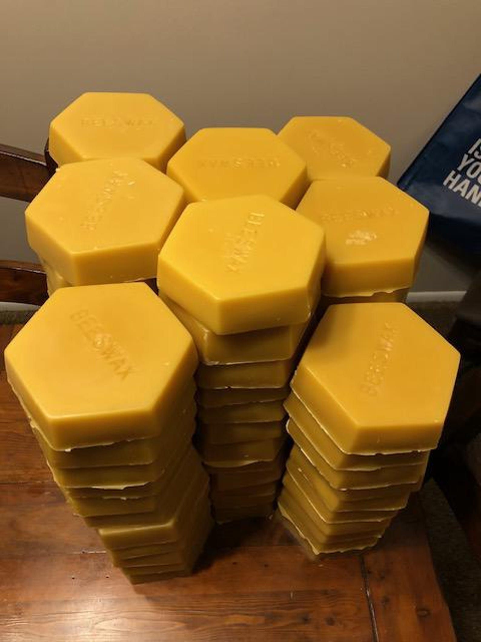 1 Pound Beeswax Bar - Etsy