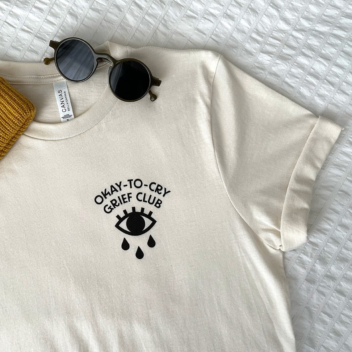 Okay-to-cry Grief Club Shirt, Grief & Mourning Awareness Tee - Etsy