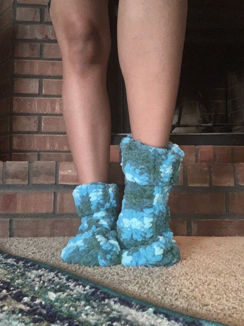 Super Chunky Bootie Slipper Socks - Etsy