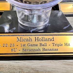 Baseball Display Stand, Game Ball Display, Little League, T-ball ...