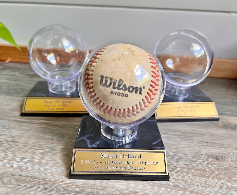 Baseball Display Stand Game Ball Display Little League - Etsy