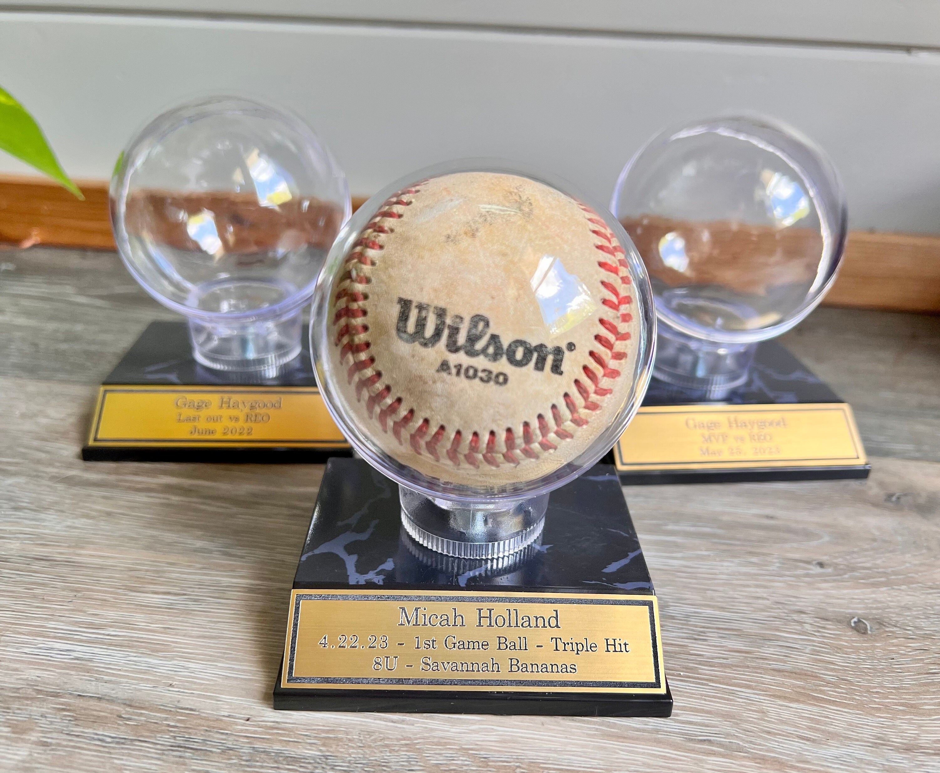 Baseball Display Stand, Game Ball Display, Little League, T-ball ...