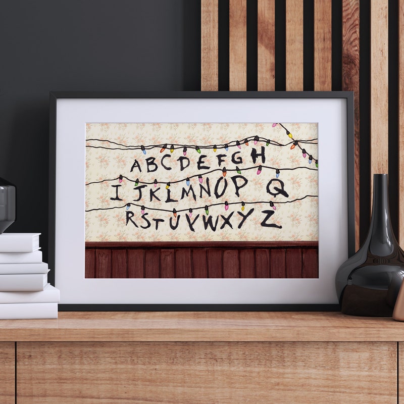 Stranger thing frame - Etsy.de