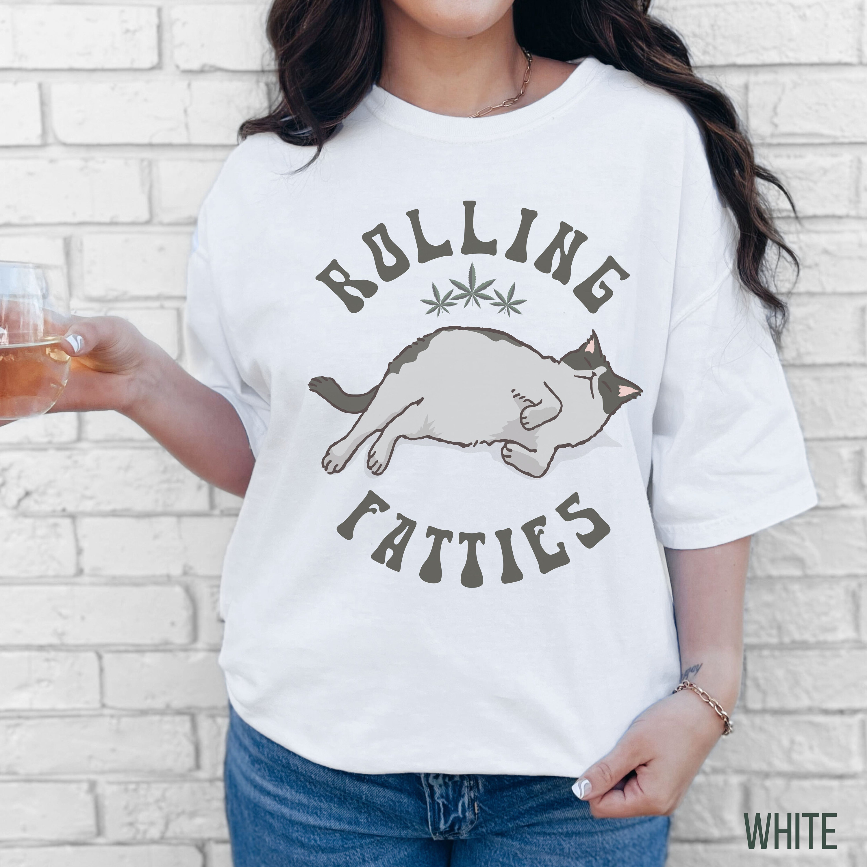 Rolling Fatties Funny 420-weed Cat Shirt, 420 Day T-shirt for Cat Lover ...