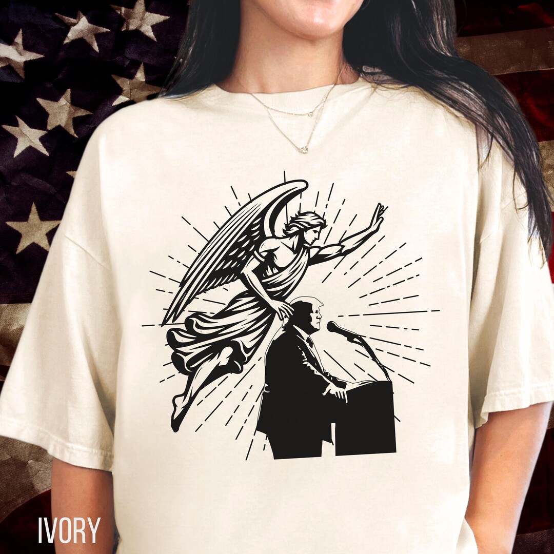 God Protect Trump Shirt, Stand With Trump, Guardian Angel Conservative ...