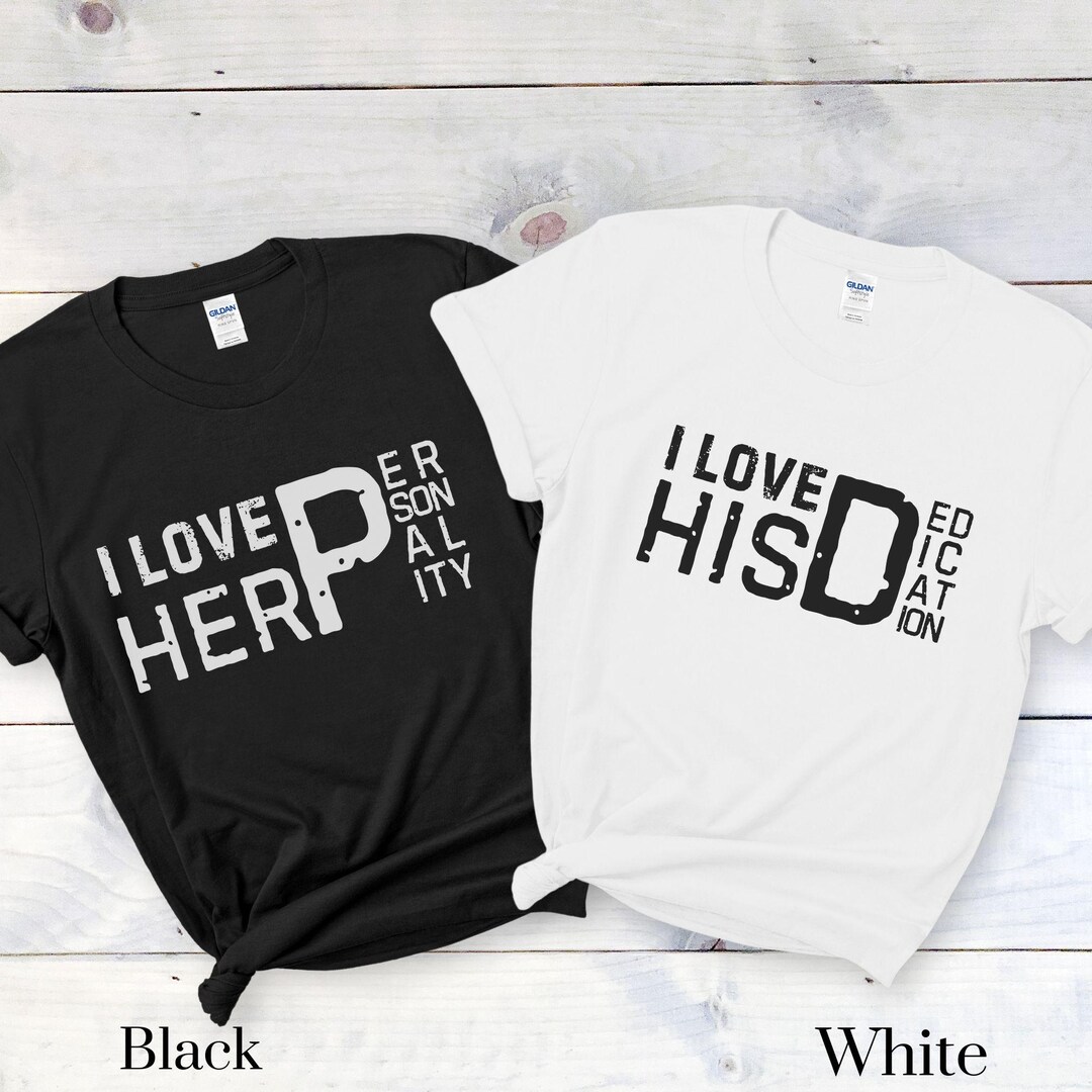 Love Her Personality Funny Matching Couples Sweatshirts, Sarcastic ...