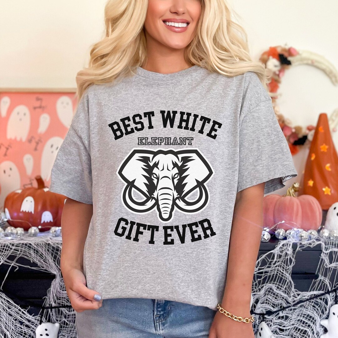 White Elephant Gift Exchange, White Elephant Tshirt, Gift Swap Tee ...
