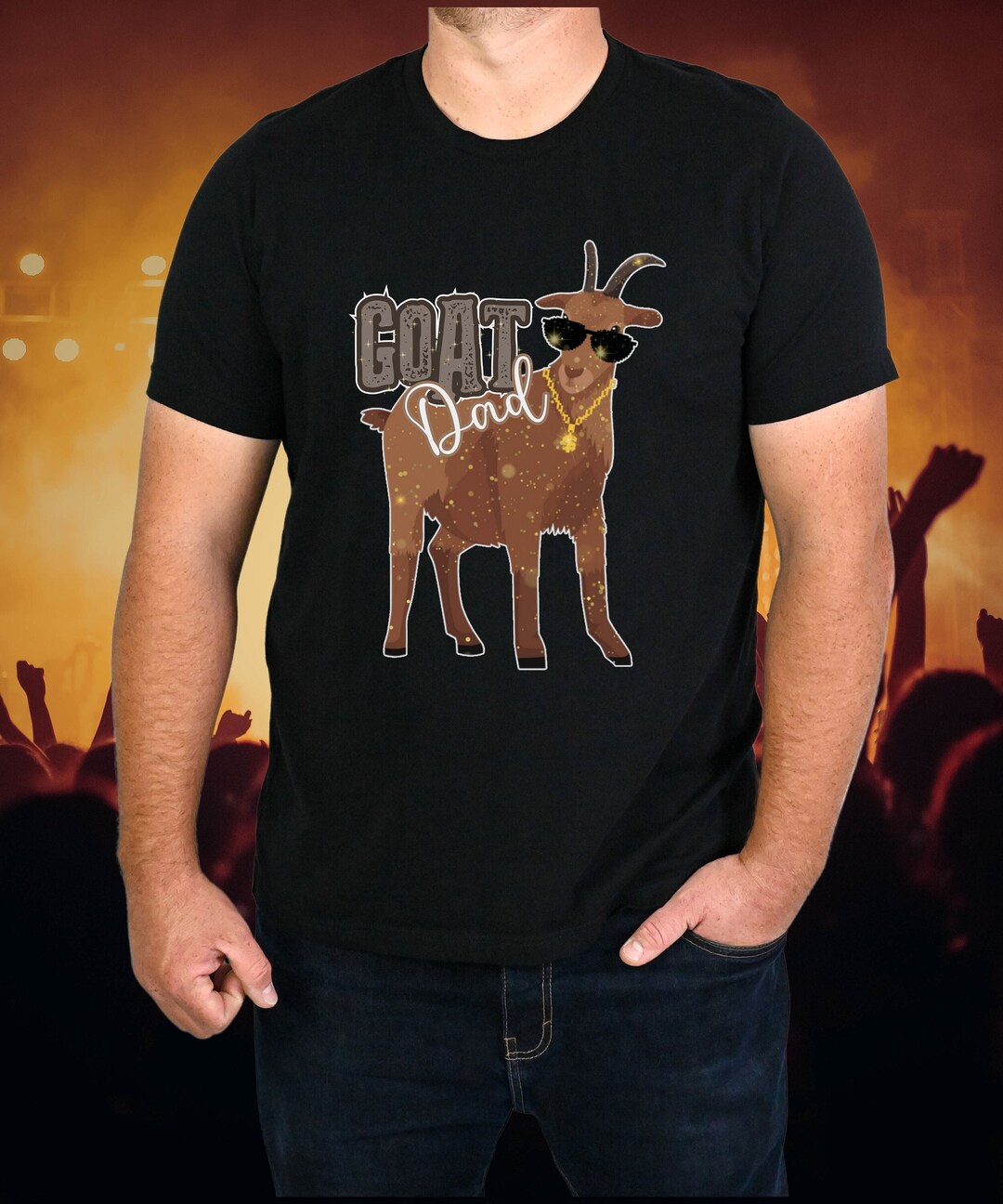 Goat Dad Thug Life Shirt for Dad Christmas Gift for Dad - Etsy