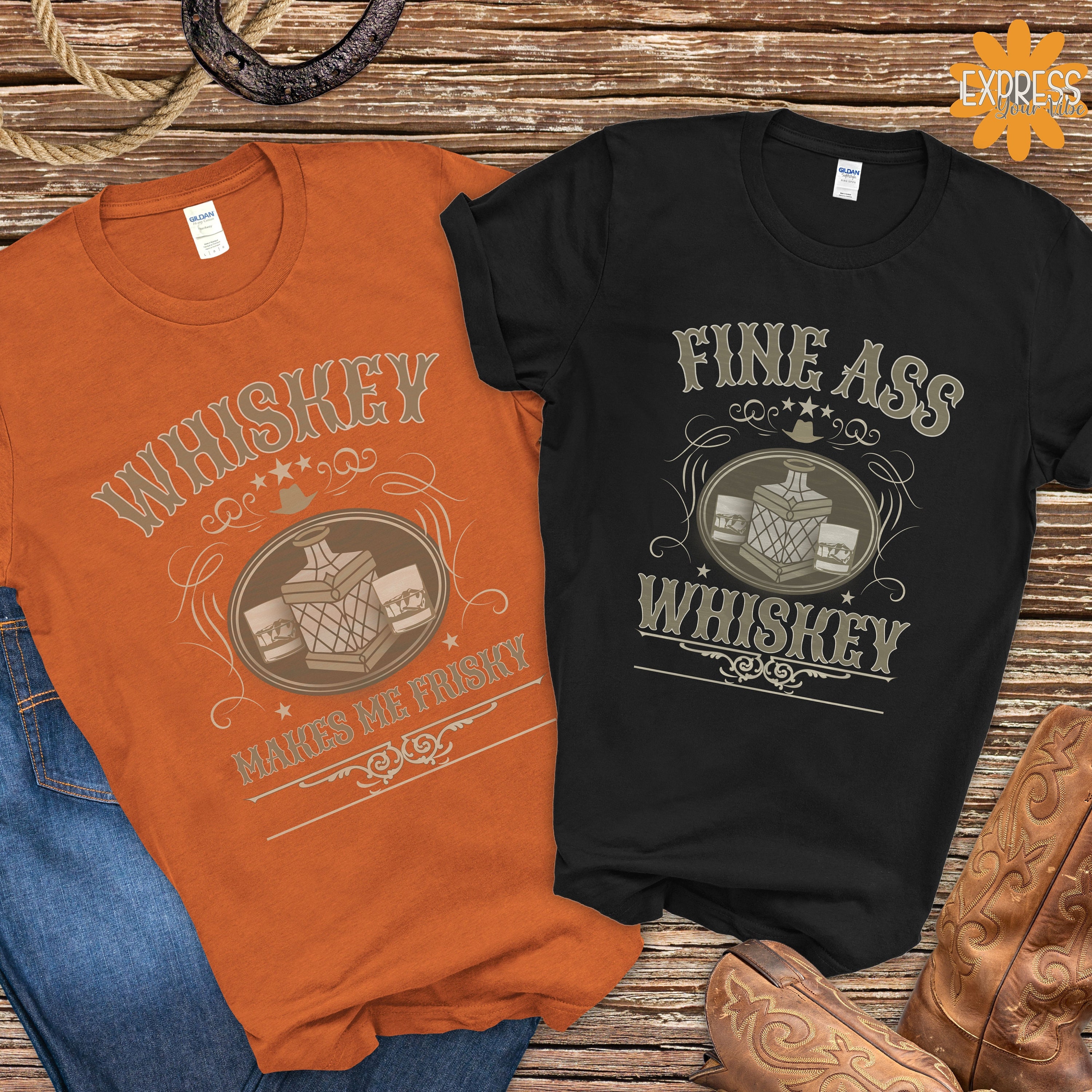 Raunchy Matching Couples T-shirt, Halloween His Her Costume, Western ...