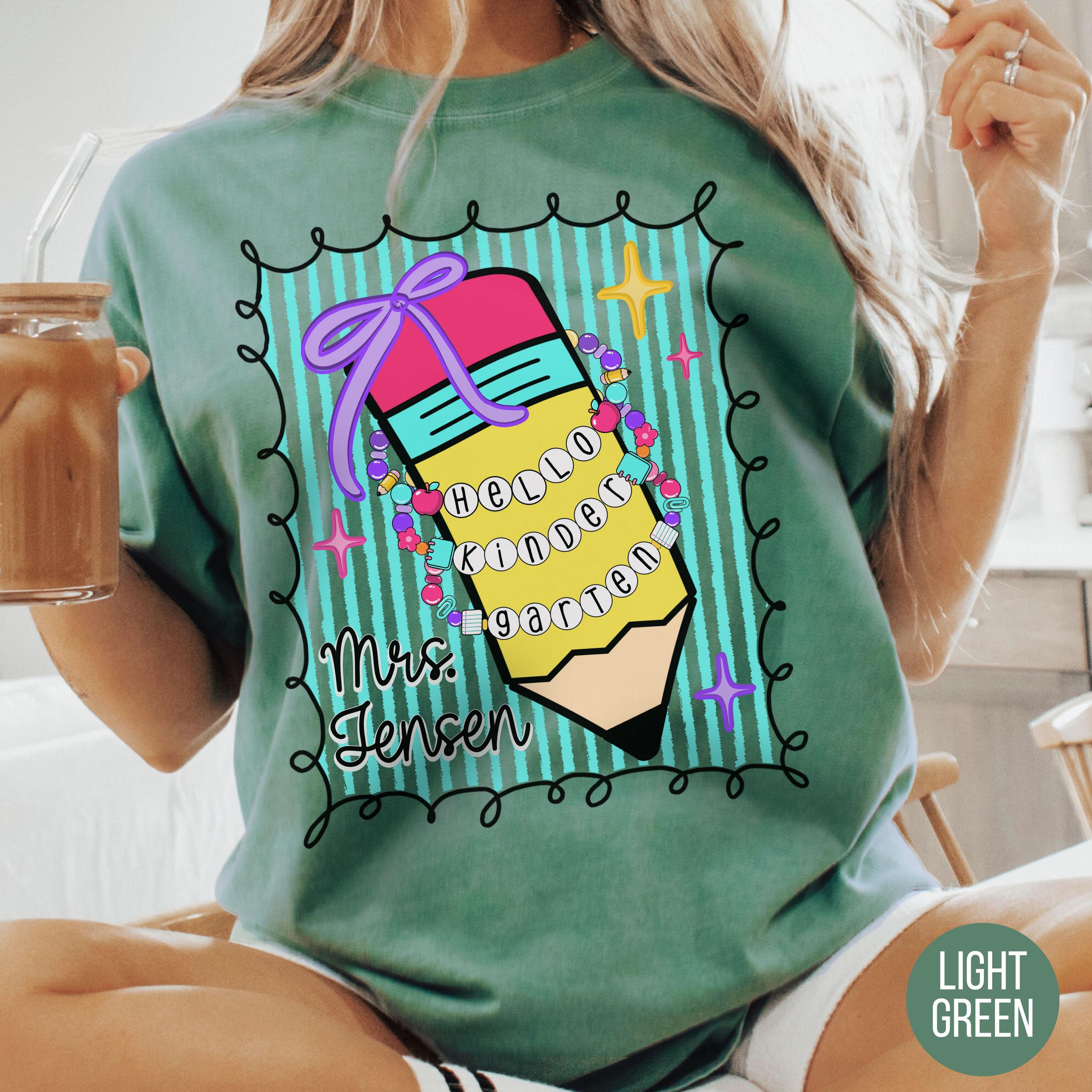 Personalized Grade Level Teacher Shirt, Friendship Bracelet Comfort ...