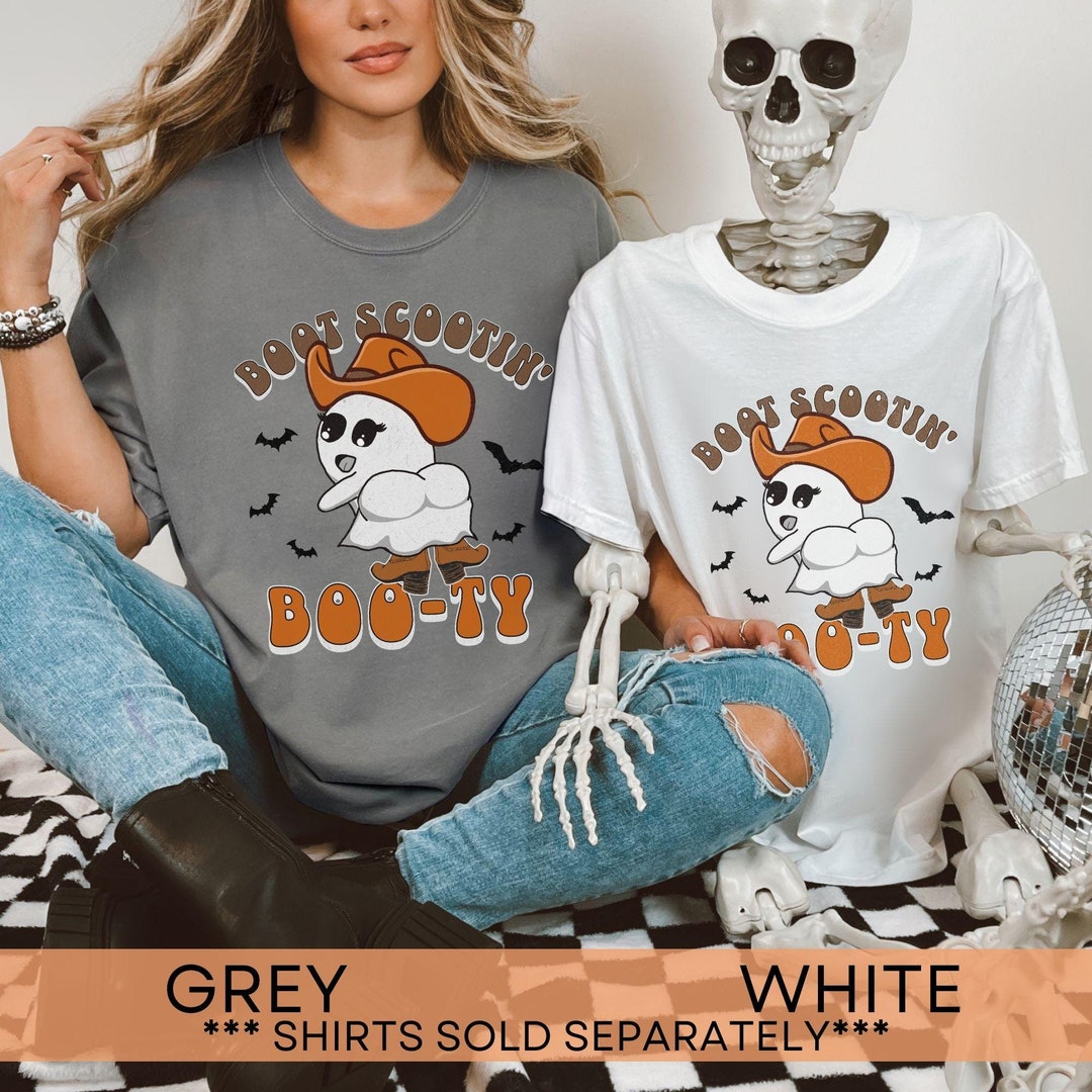 Country Halloween Costume Matching Shirts, Dancing Ghost Boot Scootin ...