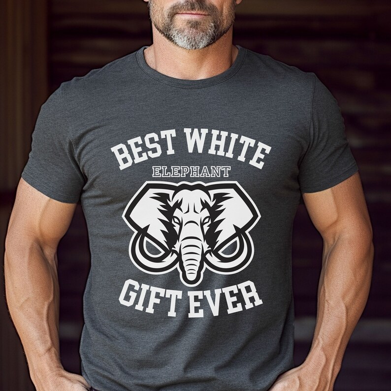 White Elephant Gift Exchange, White Elephant Tshirt, Gift Swap Tee ...