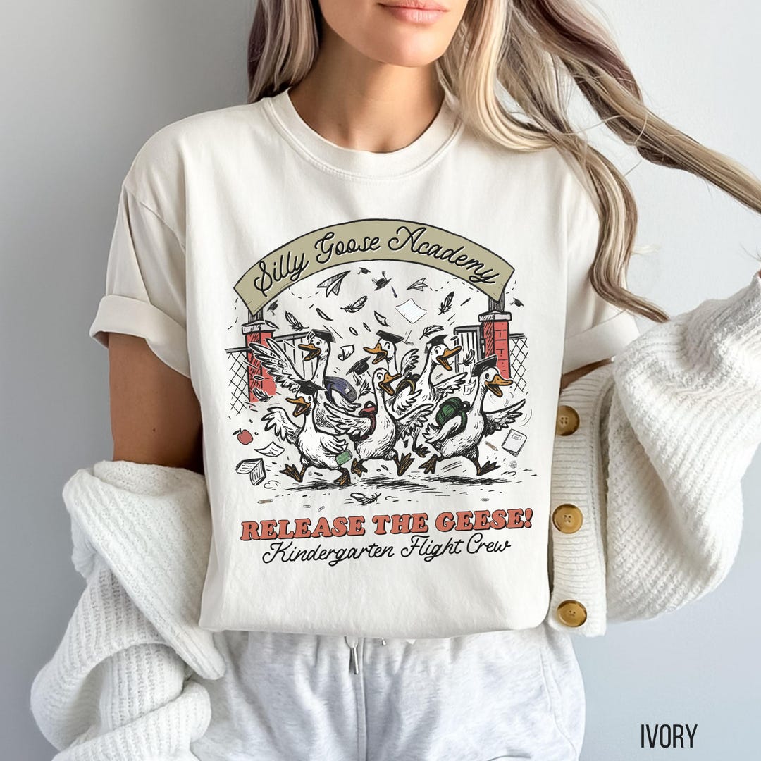 Colorful Kindergarten Graduation Teacher Shirt, Cap and Gown Last Day ...