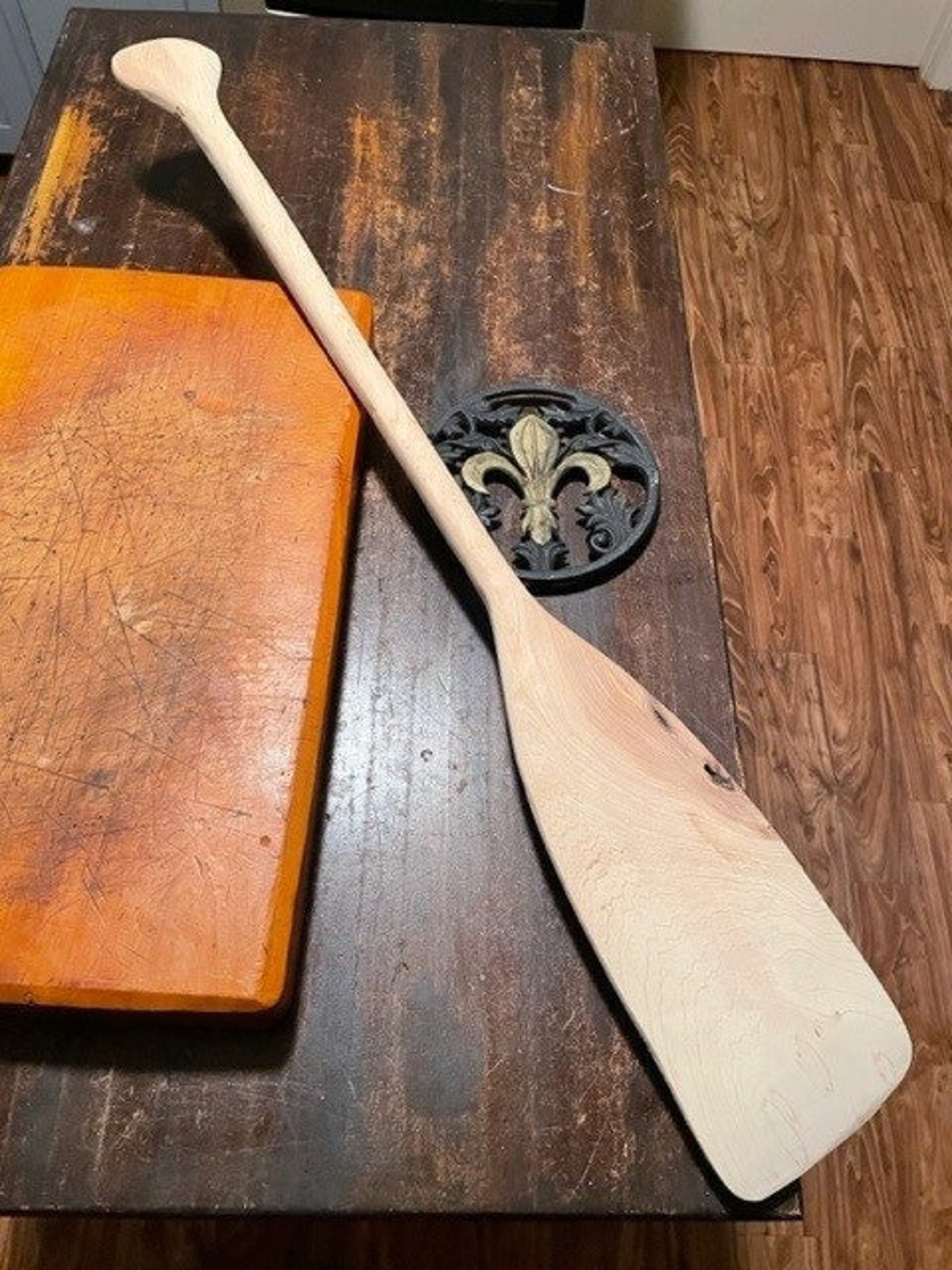 Hand Carved Cajun Cypress Paddle - Etsy
