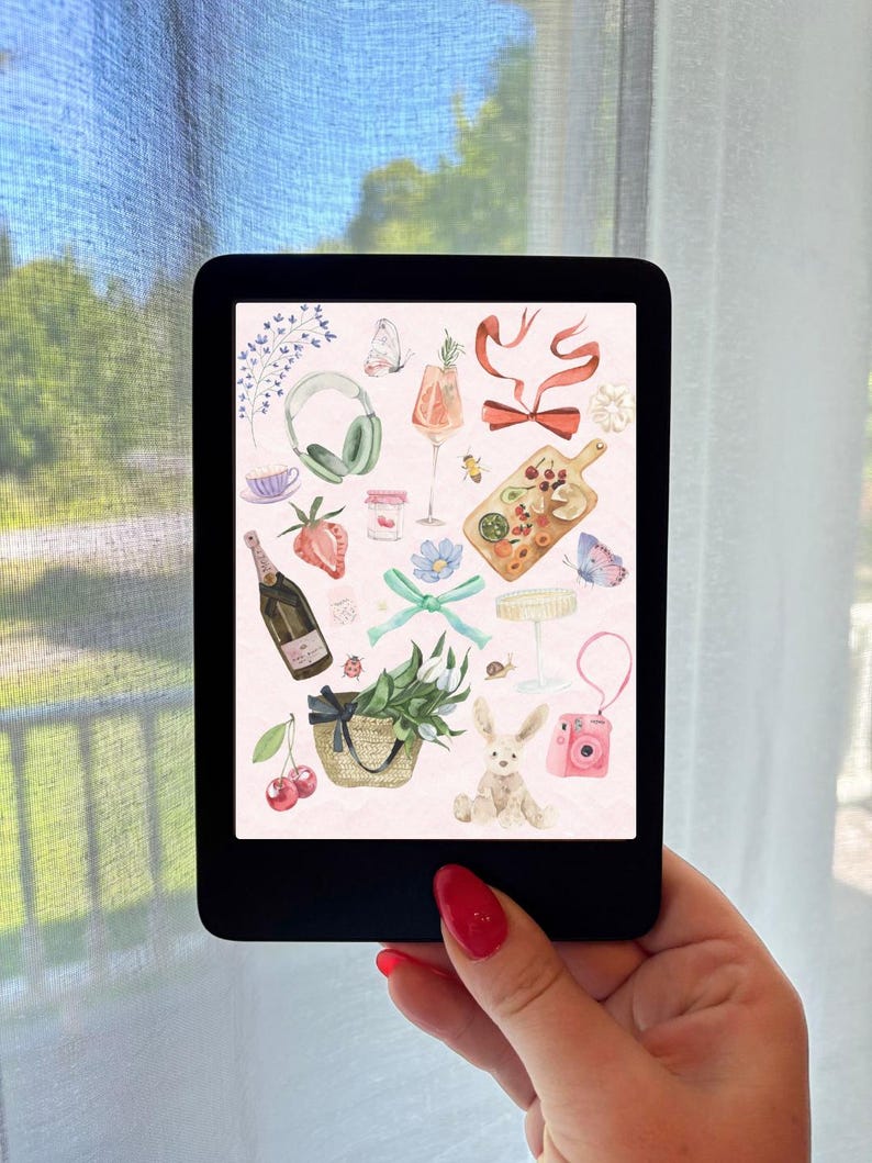 Kindle Lock Screens Bundle | Aesthetic Coquette Designs (digital ...