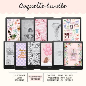 11 Kindle Lock Screens Bundle | Aesthetic Screensavers | Digital ...