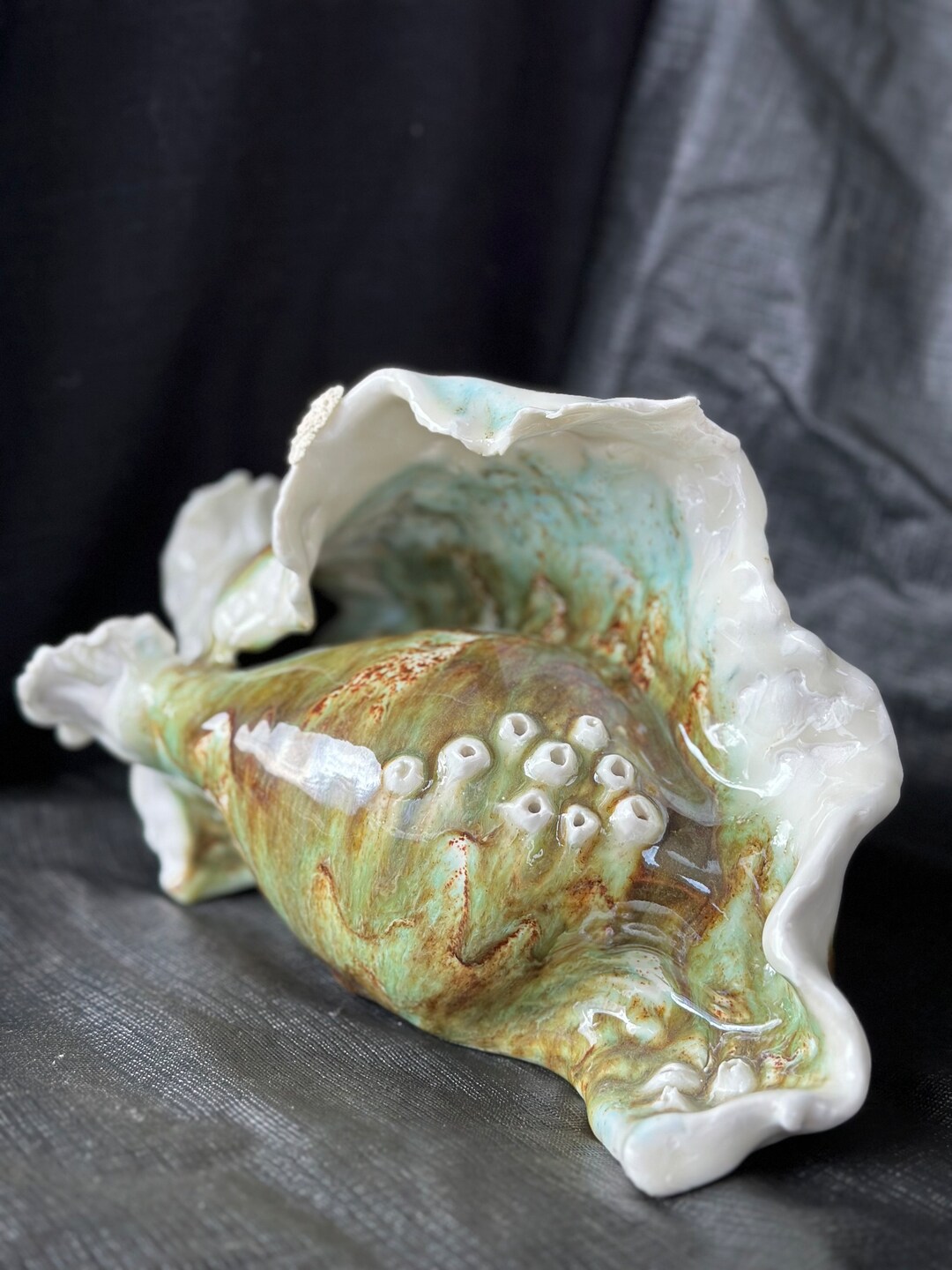 Pottery Sculpture (st Lucia Shell) - Etsy