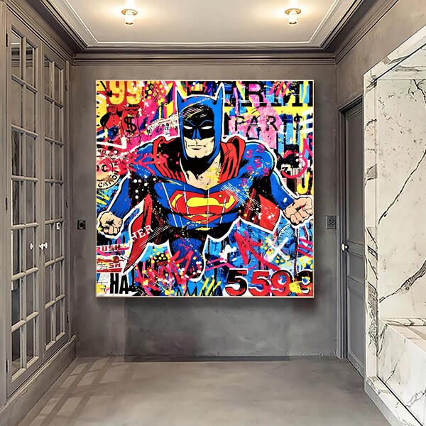 Superhero Pop Art - Etsy