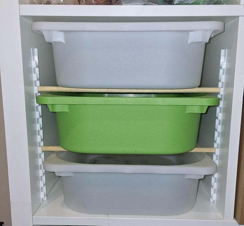 Ikea Kallax Trofast Insert Rail System for Trofast Boxes Ideal for ...