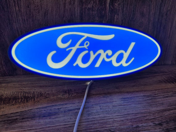 3d Ford Logo Ford Emblem Silicone Sticker Classic 3D Red | Domed