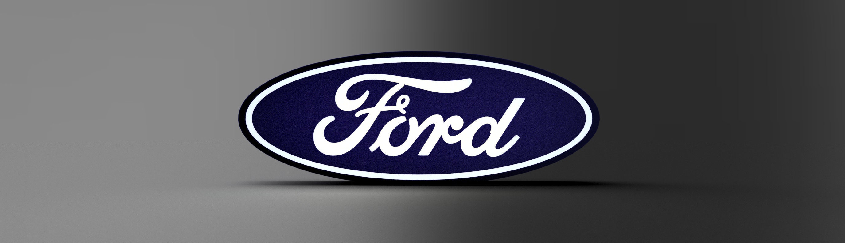 Ford Emblem LED 3D Printed Light Box Automotive Decor Car Van Truck - Etsy