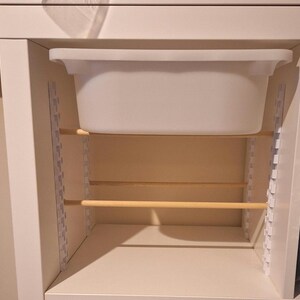 Adjustable Shelf Ikea Kallax Double Inserts Cube Shelving for Board ...