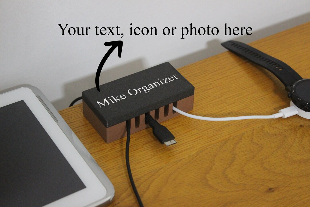 Desk Organizer Gift Magnetic 3D Printing Cable and Cord Organizer, 6 ...