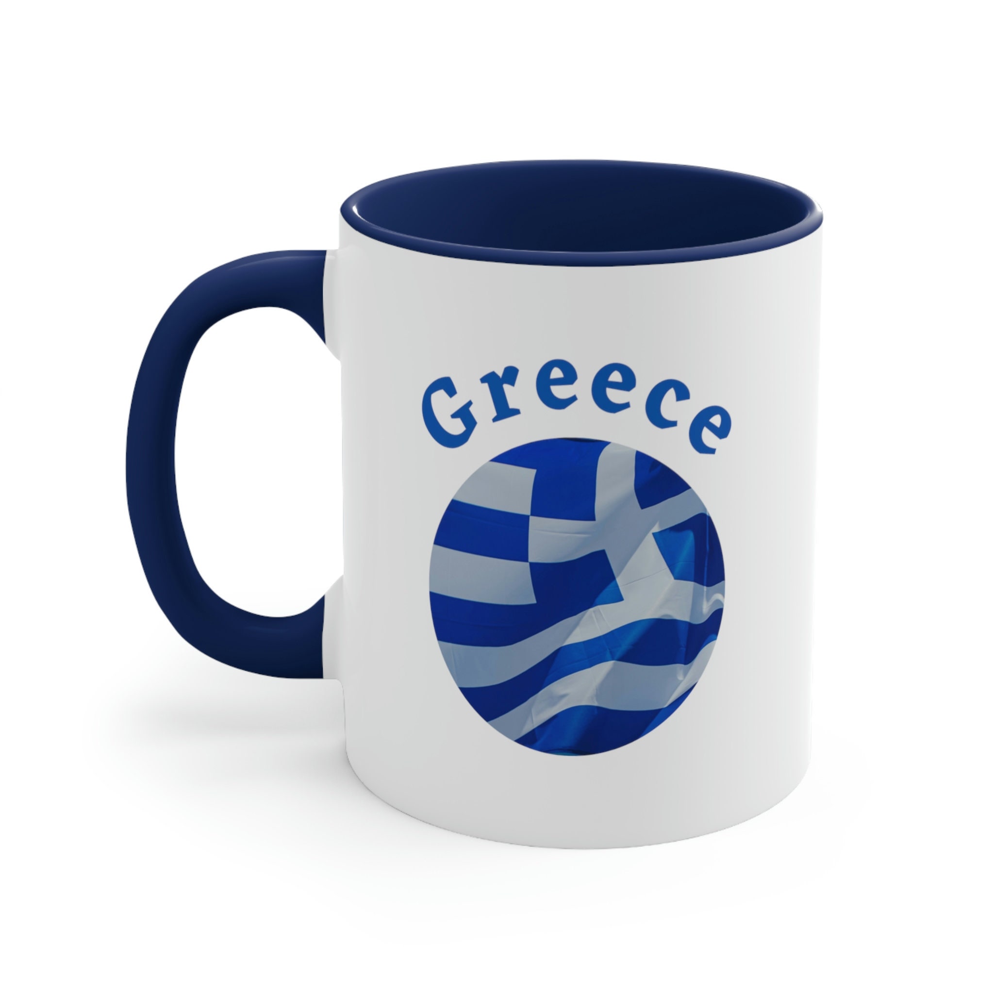 Greece Tea Coffee Mug 11oz Athens Souvenir Mug Greek Flag Coffee Mug ...