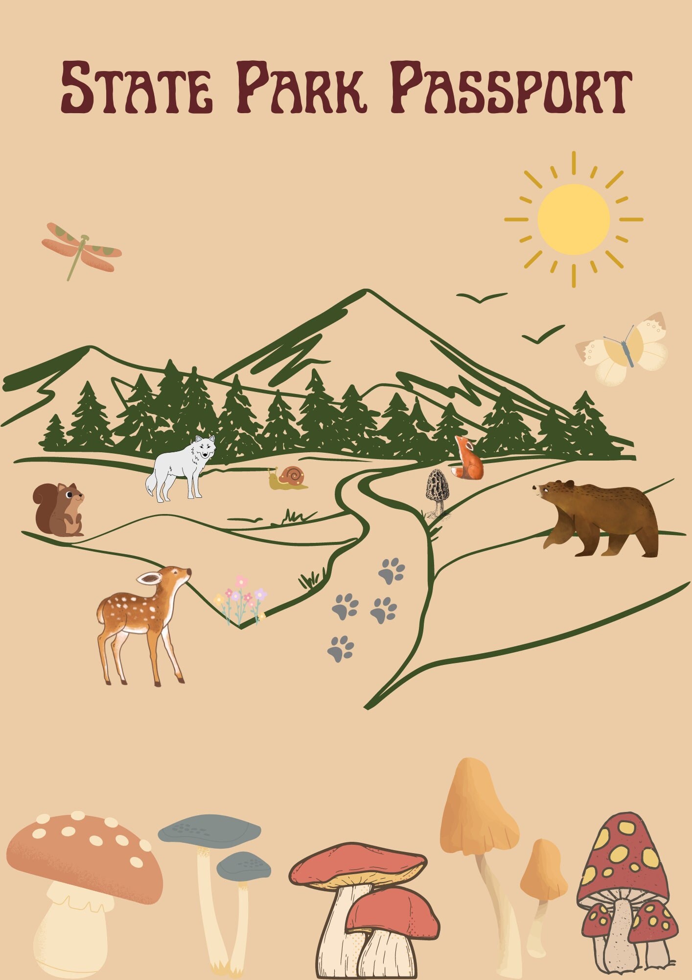 Graphic Design for Passport Cover - Etsy