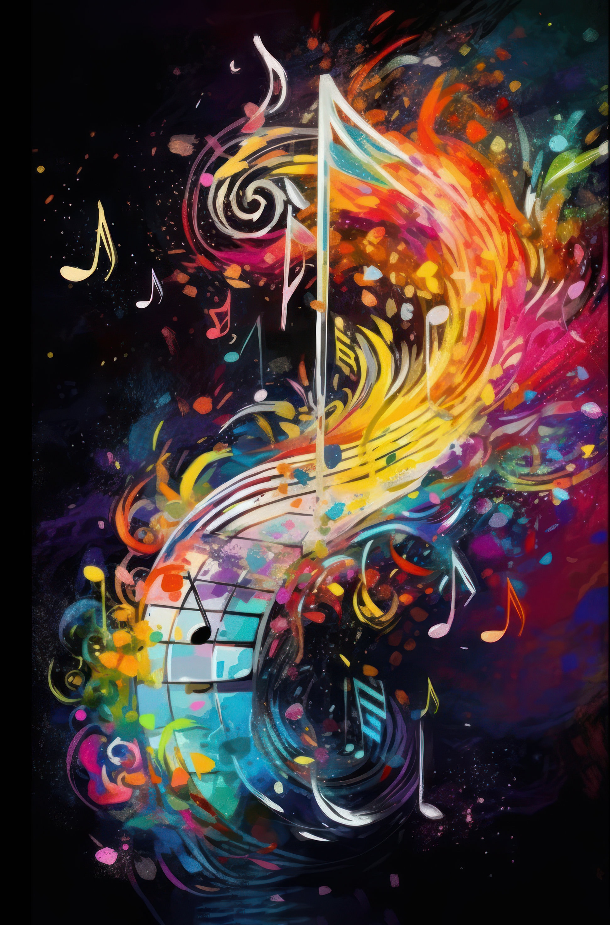 Music Note Wall Art, Music Symbol Decor for Music Lovers, Perfect ...
