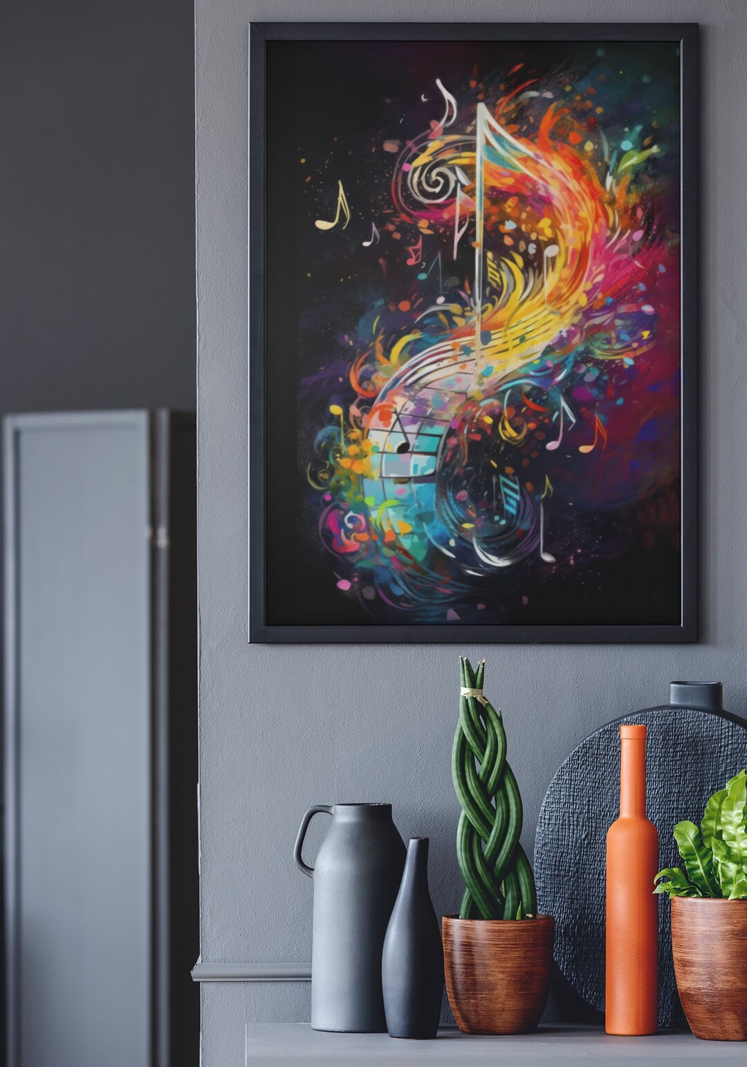 Music Note Wall Art, Music Symbol Decor for Music Lovers, Perfect ...