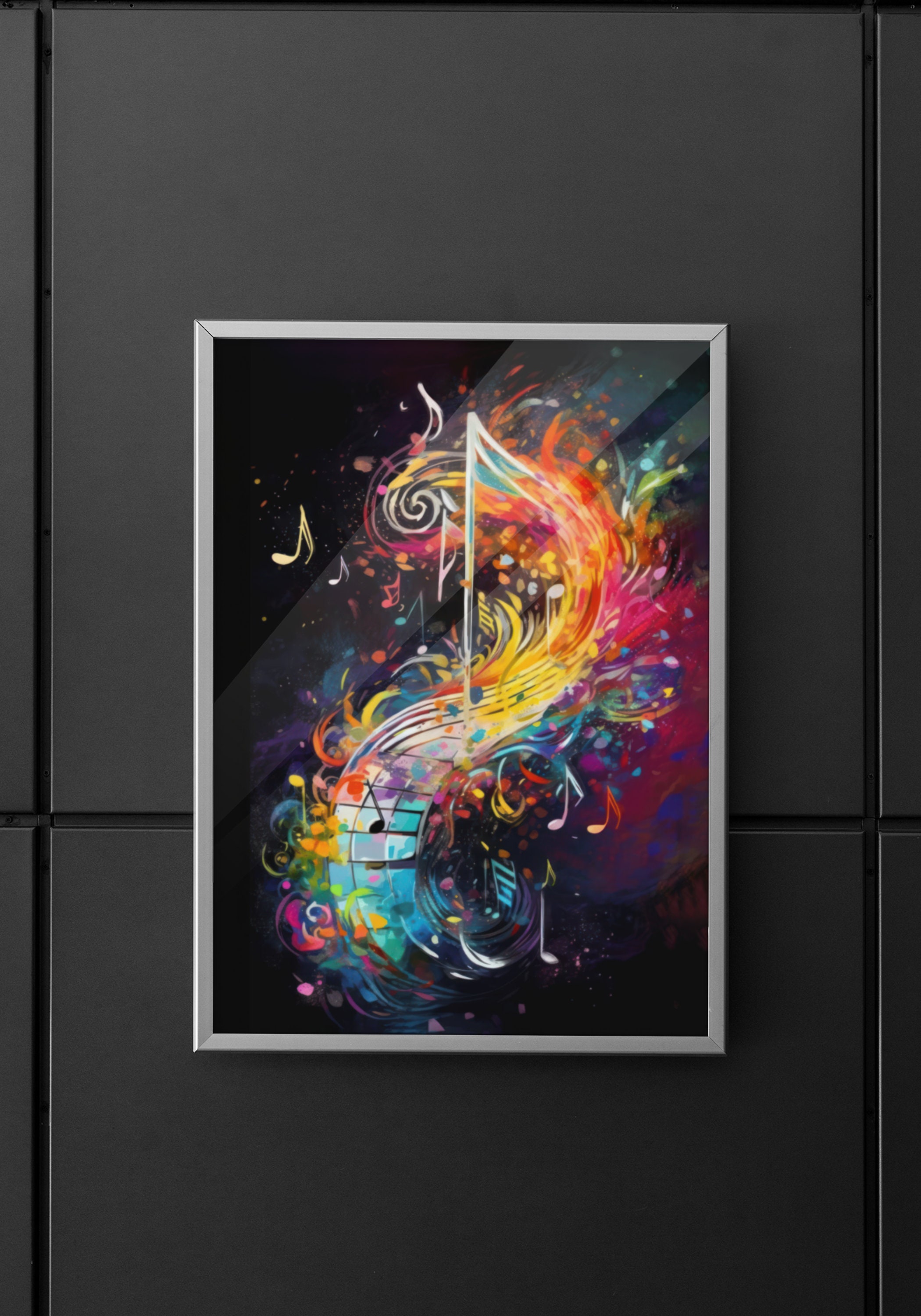 Music Note Wall Art, Music Symbol Decor for Music Lovers, Perfect ...