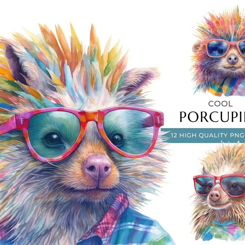Porcupine Art - Etsy