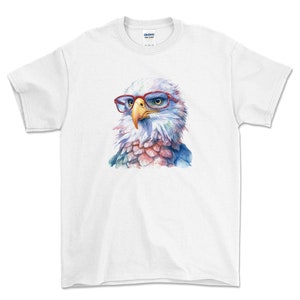 Watercolor Eagle Clipart With Sunglasses (digital Download) - Etsy