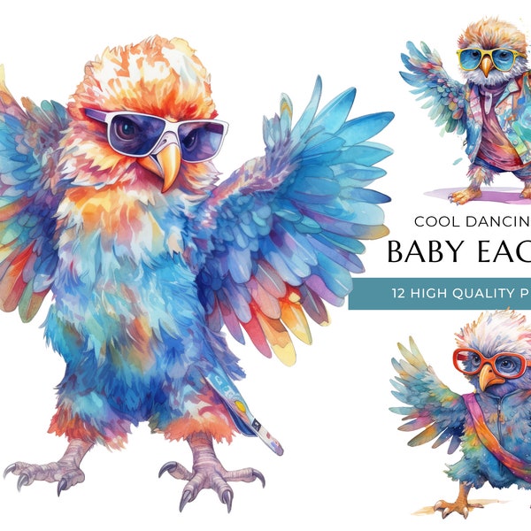 Baby Eagle Clipart - Etsy