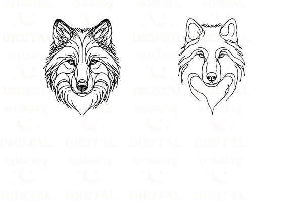 Dessin Au Trait Du Loup