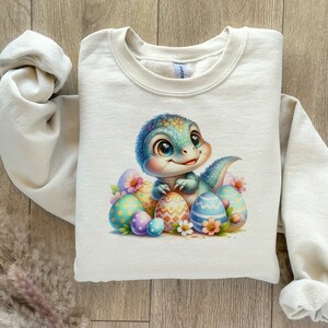 Easter Dinosaurs Clipart Bundle 35 High Quality PNG & JPEG, Watercolor ...