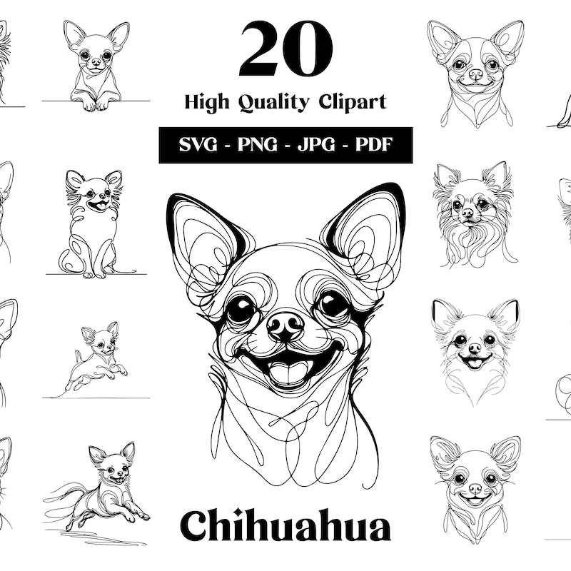 Chihuahua Engraving - Etsy
