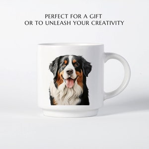 Watercolor Bernese Mountain Dog Clipart Bundle 19 High Quality PNG ...