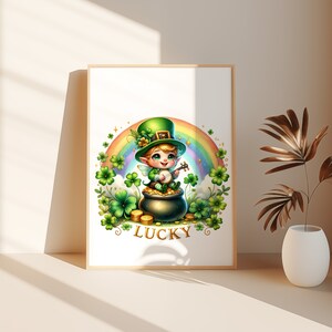 St Patricks Leprechaun Clipart Bundle 45 High Quality PNG & JPEG, Lucky ...