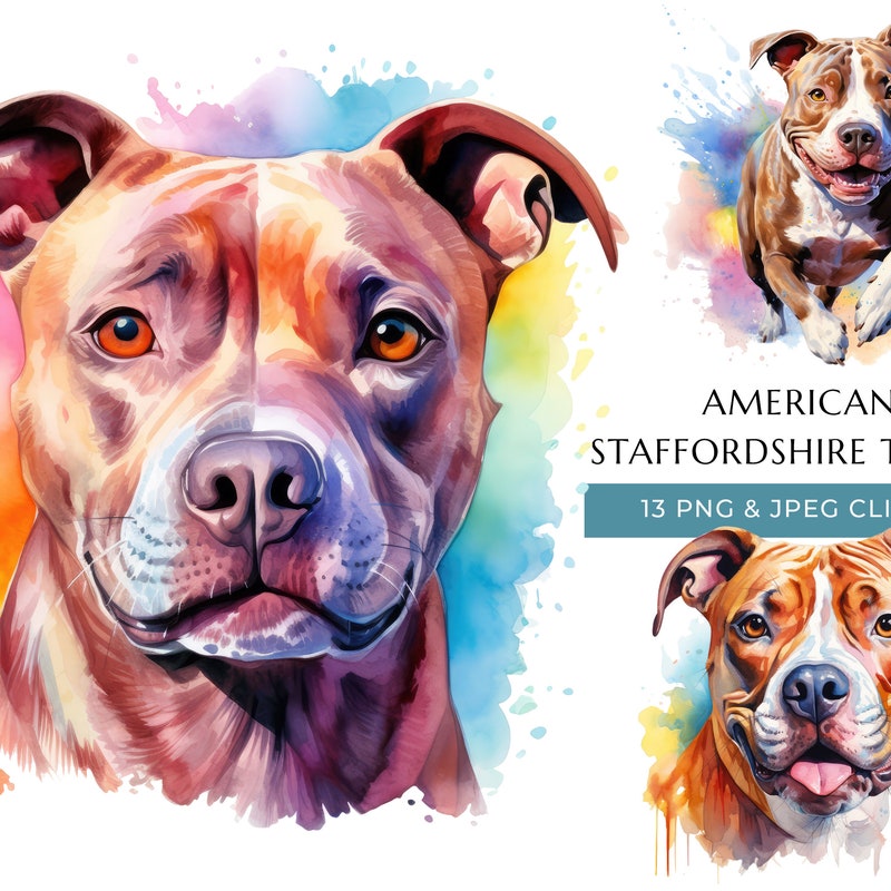 Amstaff Art - Etsy