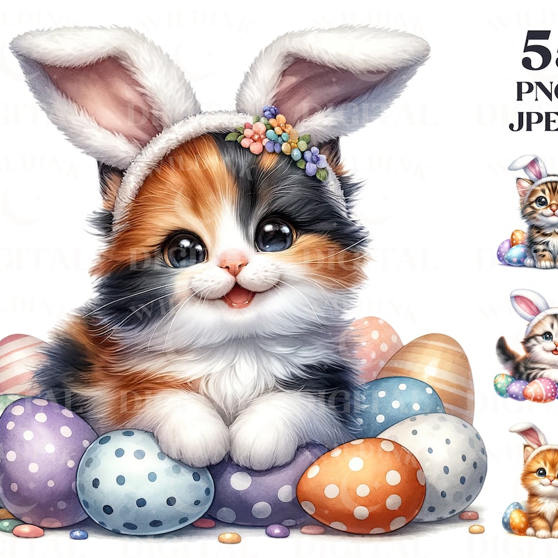 Black Cat Easter - Etsy