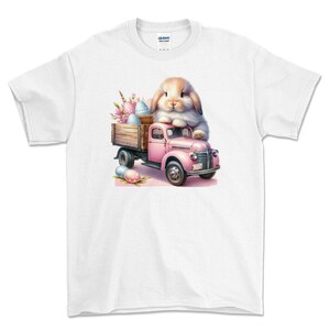 Watercolor Easter Bunny in Farm Trucks Clipart Bundle 55 High Quality ...