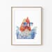 Watercolor Chicken Clipart With Sunglasses: Farm Animal PNG JPEG ...