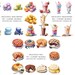 Mega Bundle Sweet Treats 1,115 High Quality PNG & JPEG, Watercolor ...